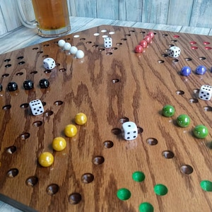 6 Player Hexagon Wahoo Game Board, Large Hexagon Aggravation Game Board ...