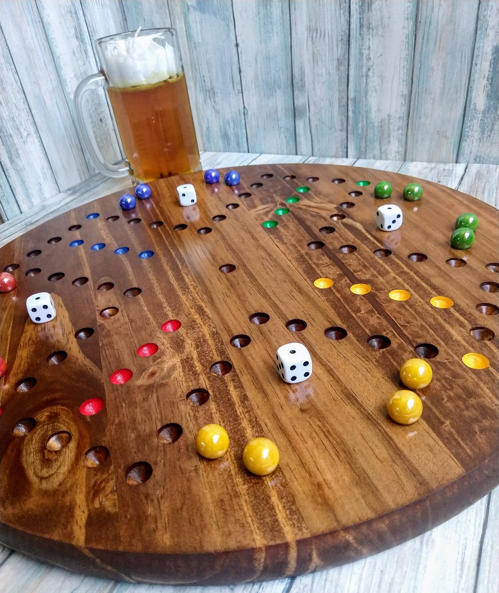 Wahoo,4 Player Wahoo, 4 Player Aggravation Board Game, Round Wahoo ...