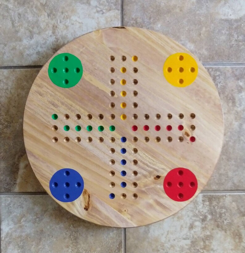 5 Marble Wahoo Game,4/6 Double Side Wahoo, 5 Marble Parcheesi Style ...