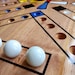 Fast Track Marble Game | Hand-painted Board Game on 24" Pine Round ...