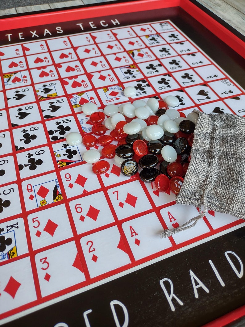 One Eyed Jack Game Board Playing Cards Game Board Hand Made - Etsy