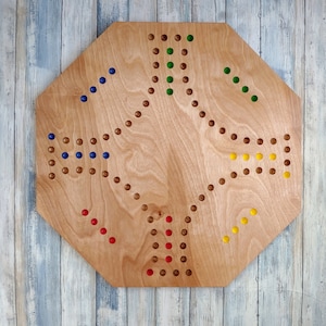 Pegs and Jokers Game Board, 4-player Jokers Wild Game, 4-player Cards ...