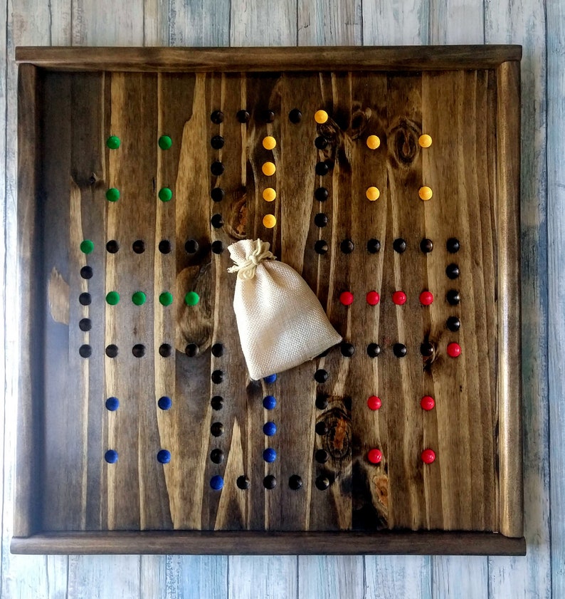 Wahoo Game Board Square Framed Wahoo 4 Player Wahoo Board - Etsy