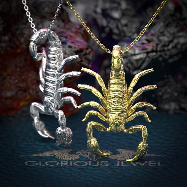 Scorpion Necklace - Etsy