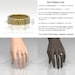 Handcrafted Wedding Greek Key Band With Enamel Detailing - Unique ...