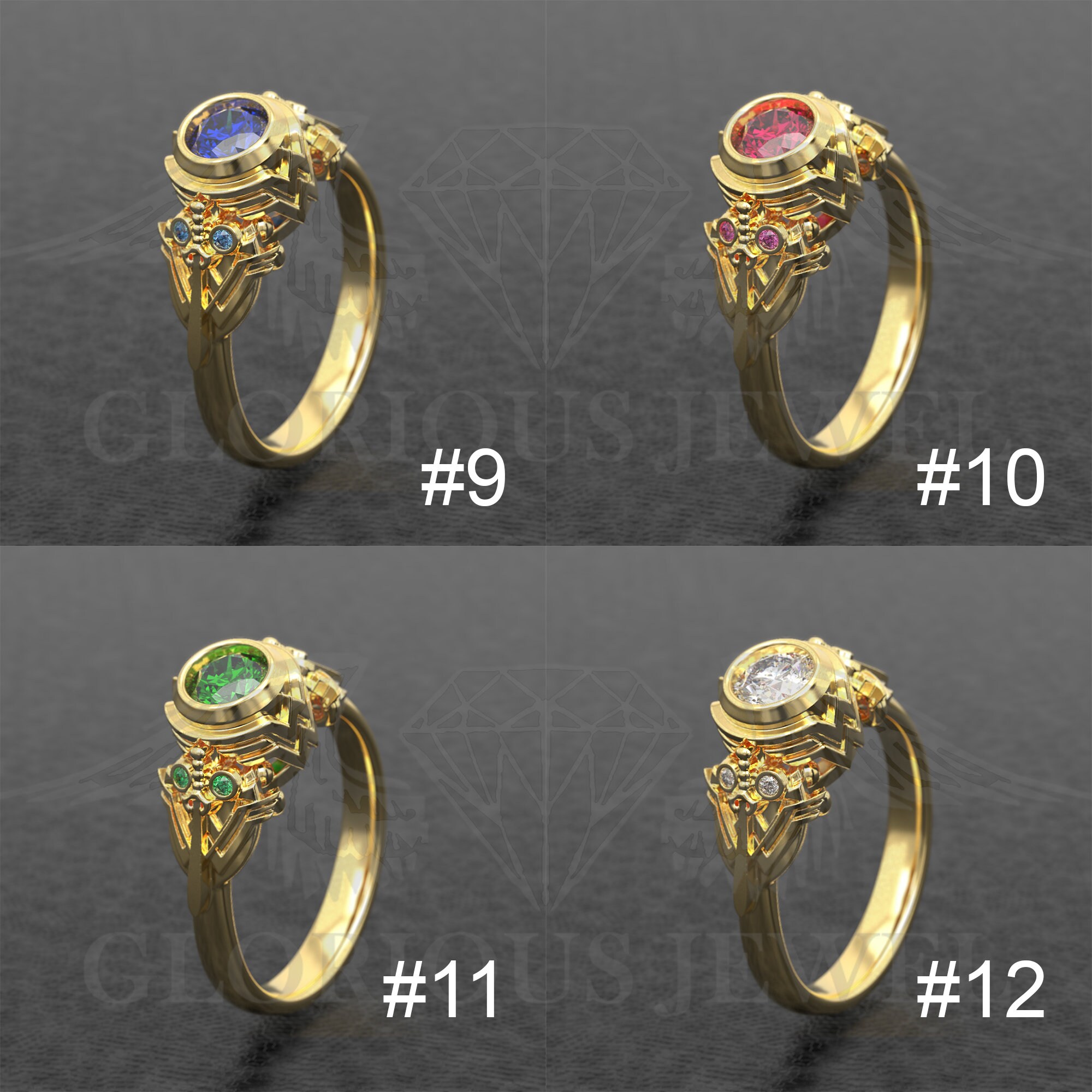 Gold 18K Wonder ring Super hero ring Gift for her Bridal | Etsy