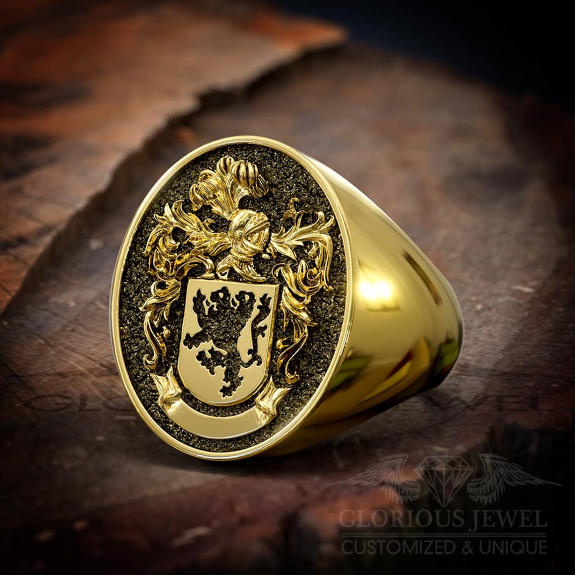 Vintage Knight Signet Ring: Medieval Cross Engraving, Gothic Jewelry - Etsy
