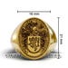 Vintage Knight Signet Ring: Medieval Cross Engraving, Gothic Jewelry - Etsy