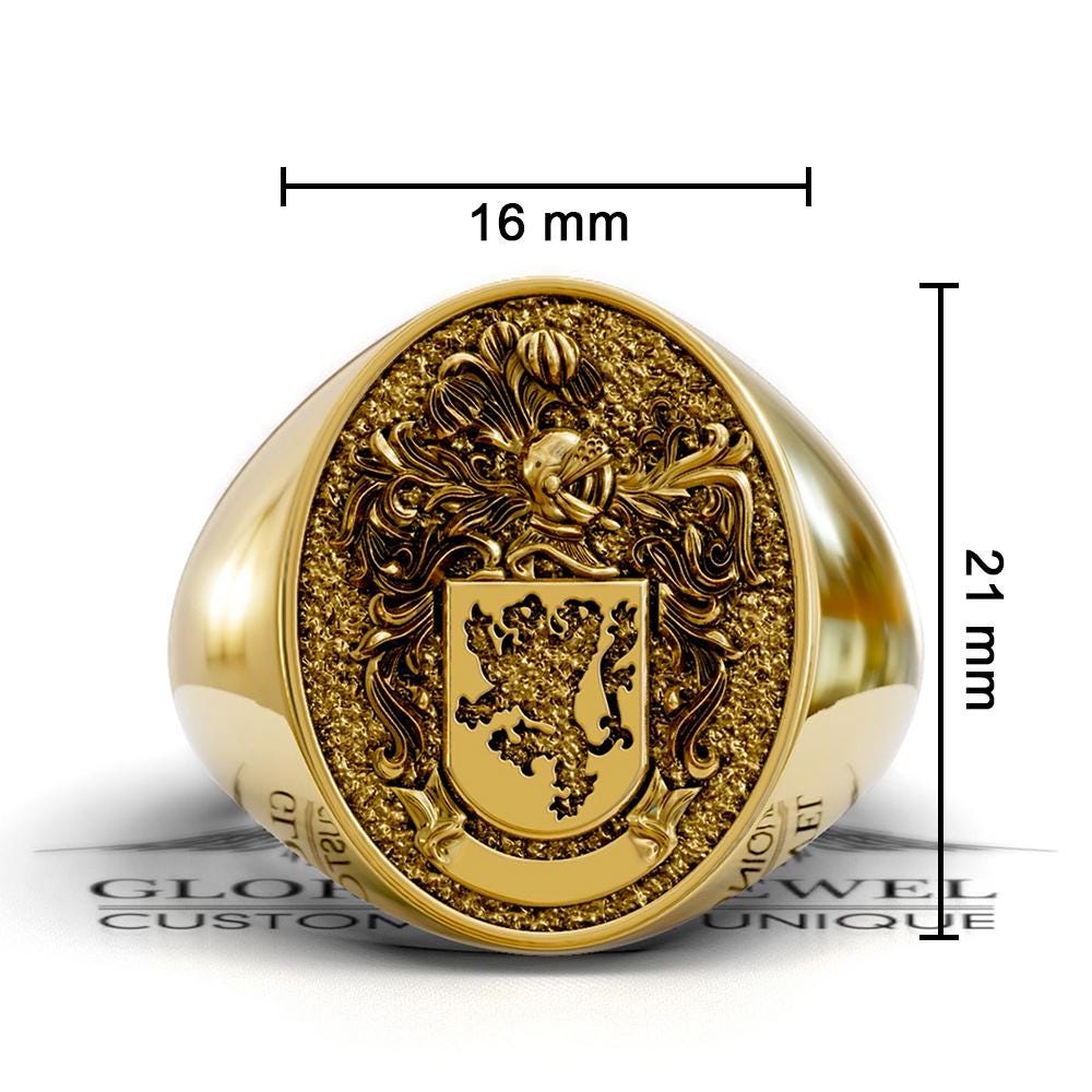 Vintage Knight Signet Ring: Medieval Cross Engraving, Gothic Jewelry - Etsy