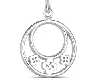 Silver Lauburu Necklace - Etsy