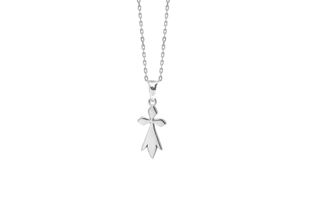 Ermine Celtic Symbol Pendant, Sterling Silver 925. Breton Silver Cross ...