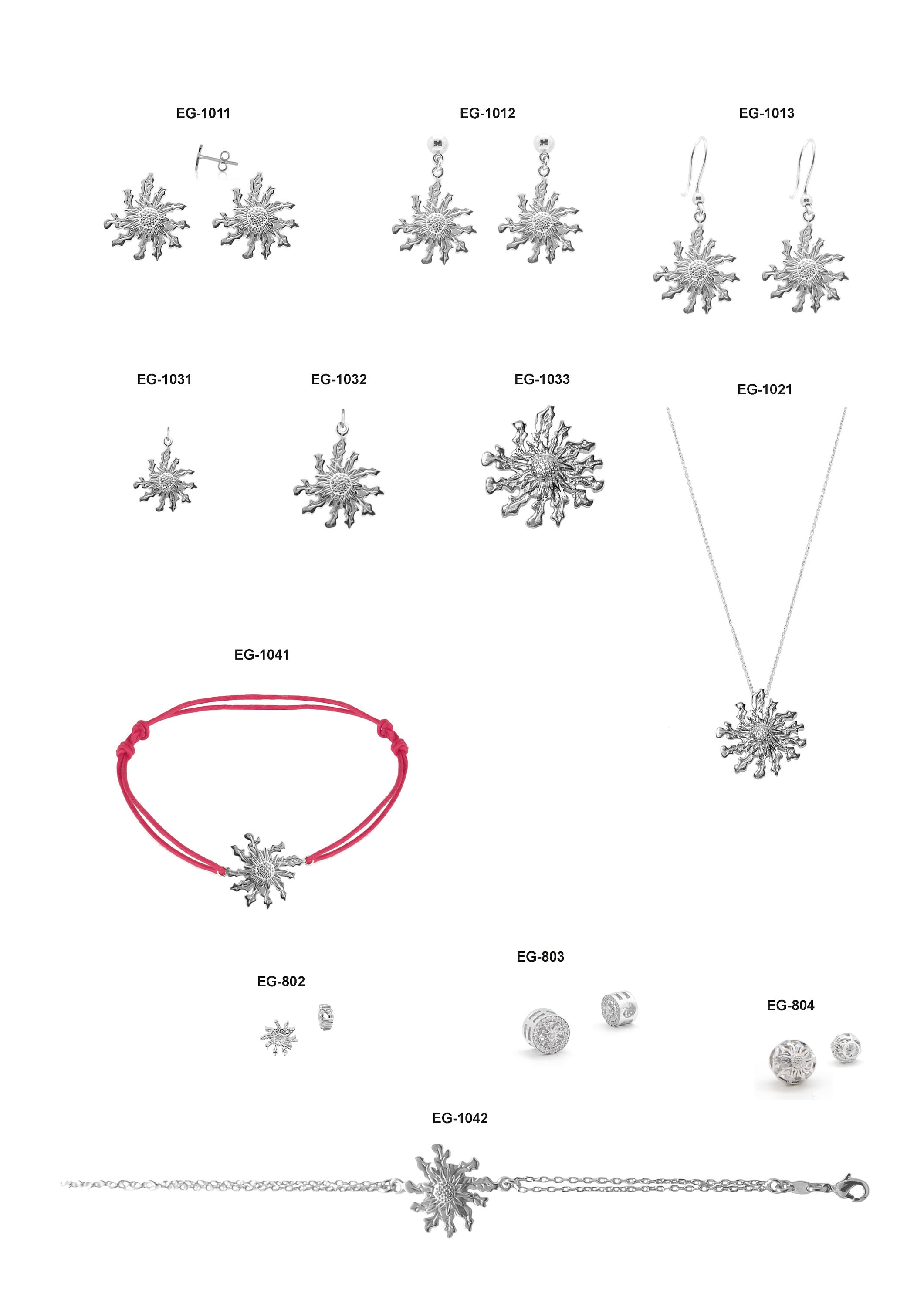 Eguzkilore basque Sun Flower fits Pandora or Amore&baci | Etsy