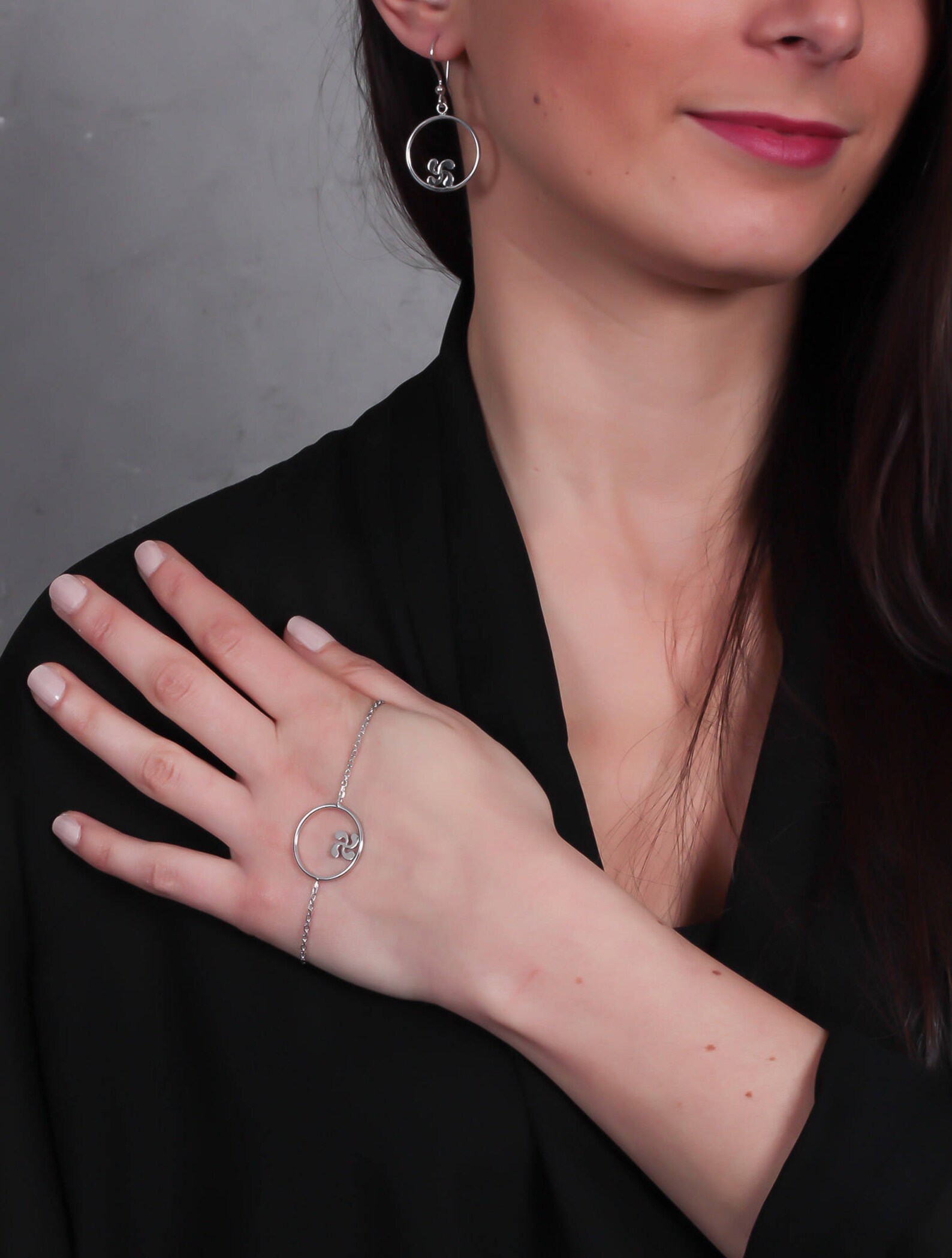 Lauburu-basque Jewelry-woman Bracelet Charm-good Luck Jewels - Etsy