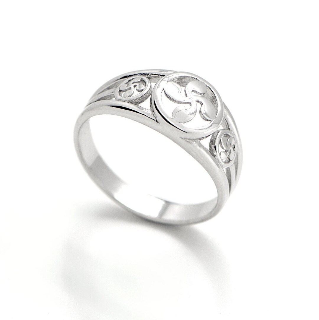 Lauburu Silver Ring Basque Lauburu Silver 925 Ring Basque - Etsy UK