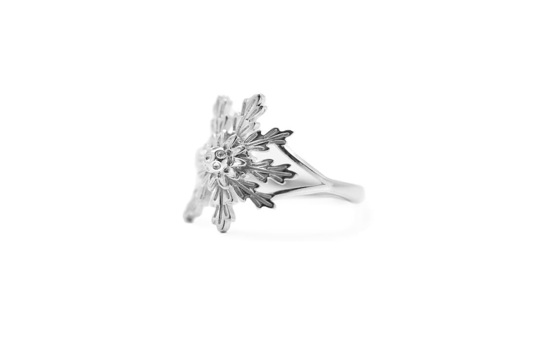 Eguzkilore Sterling Silver Ring, Handmade Basque Jewellery. "eguzki ...