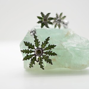 Eguzkilore Silver Enamelled Earrings Basque Sunflower Earrings ...