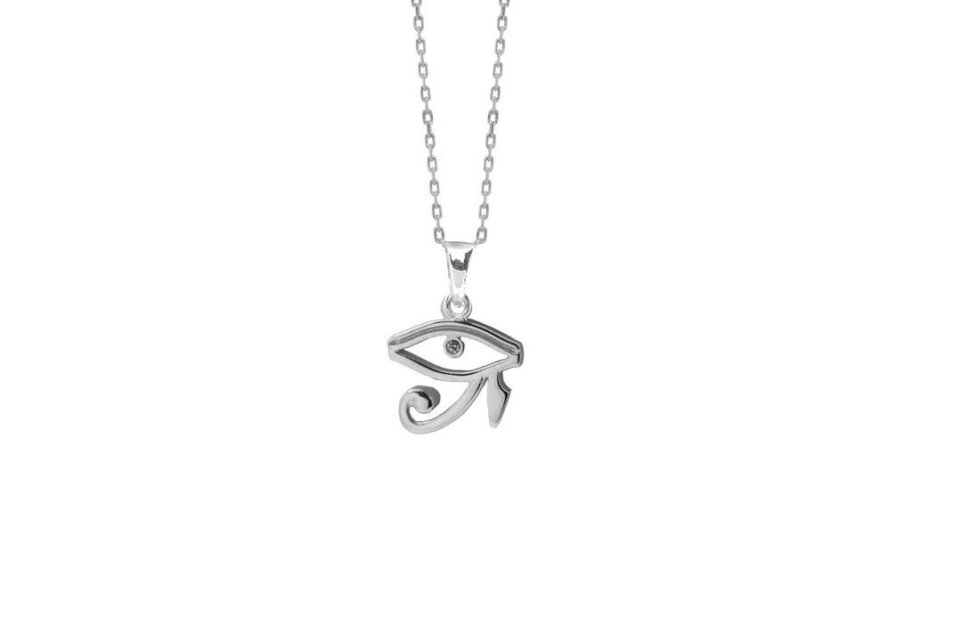 Eye of Ra Pendant in Sterling Silver, Handmade. Wedjat Eye Simbol of ...