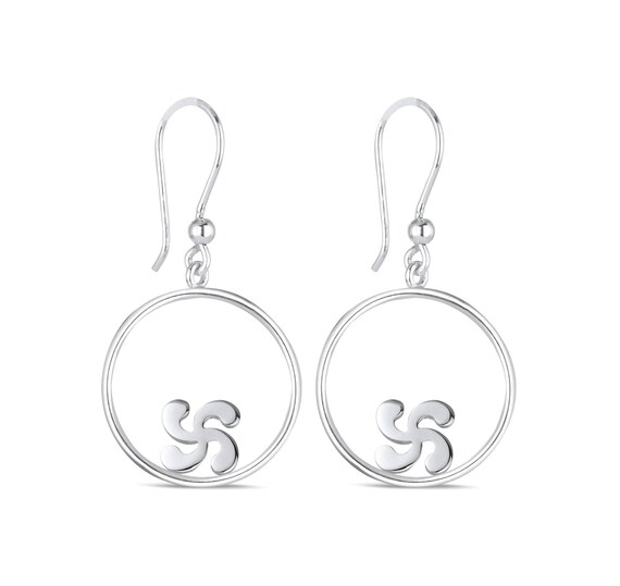 Original Basque Jewelry Basque Good Luck Earrings Lauburu | Etsy