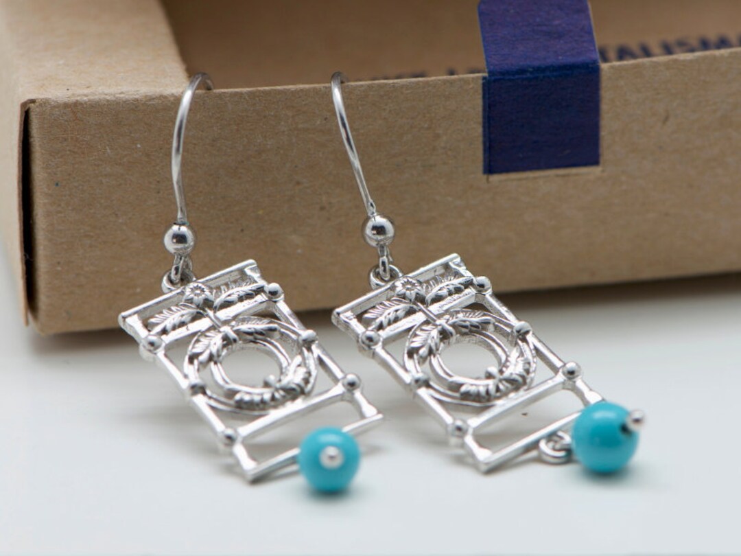 La Concha Beach Railings Silver 925 Earrings , Basque Jewellery ...