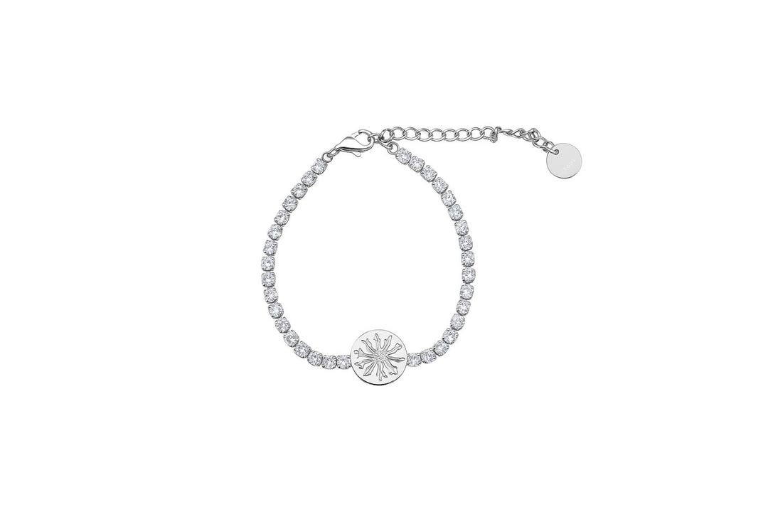 Eguzkilore Basque Flower Chain Bracelet in Stainless Steel 316L and ...