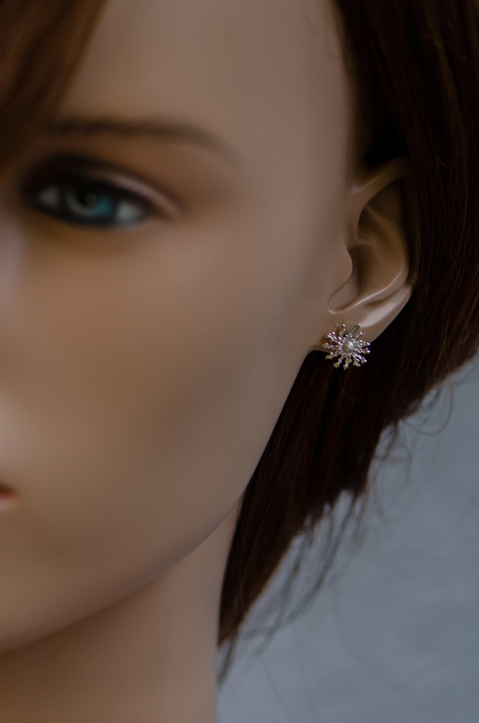 Eguzkilore Silver Earrings Basque Sunflower Earrings - Etsy