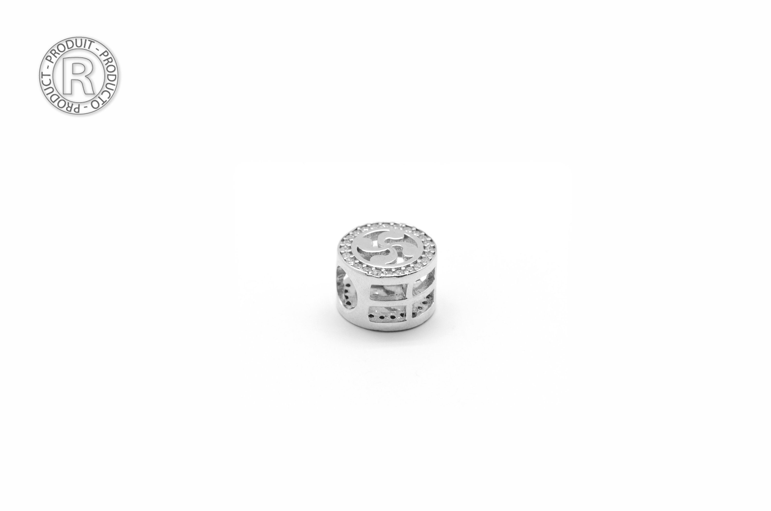 Lauburu Basque Cross Silver Charm for Amore Baci and Pandora Bracelet ...