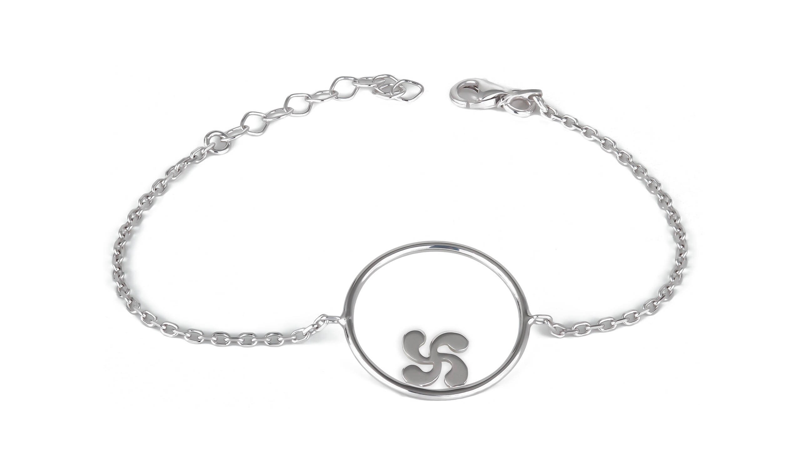 Lauburu-basque Jewelry-woman Bracelet Charm-good Luck Jewels - Etsy