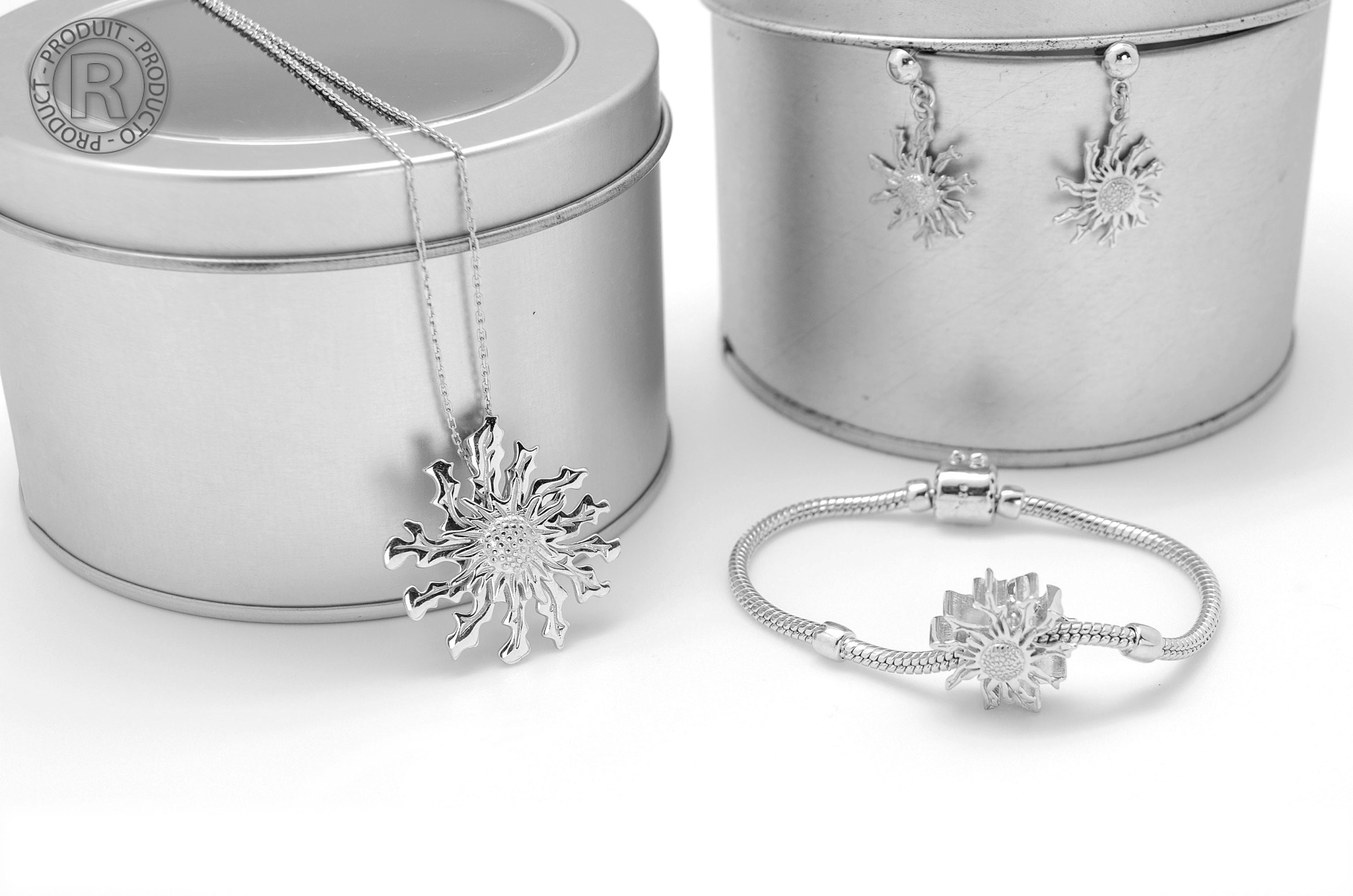 Eguzkilore basque Sun Flower fits Pandora or Amore&baci - Etsy