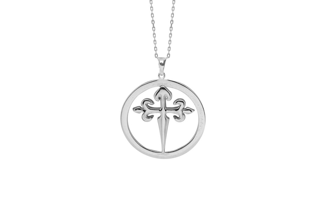 Camino De Santiago Cross Pendant. Silver 925 Cross. Celtic Jewellery. Gift Chain Included - Etsy