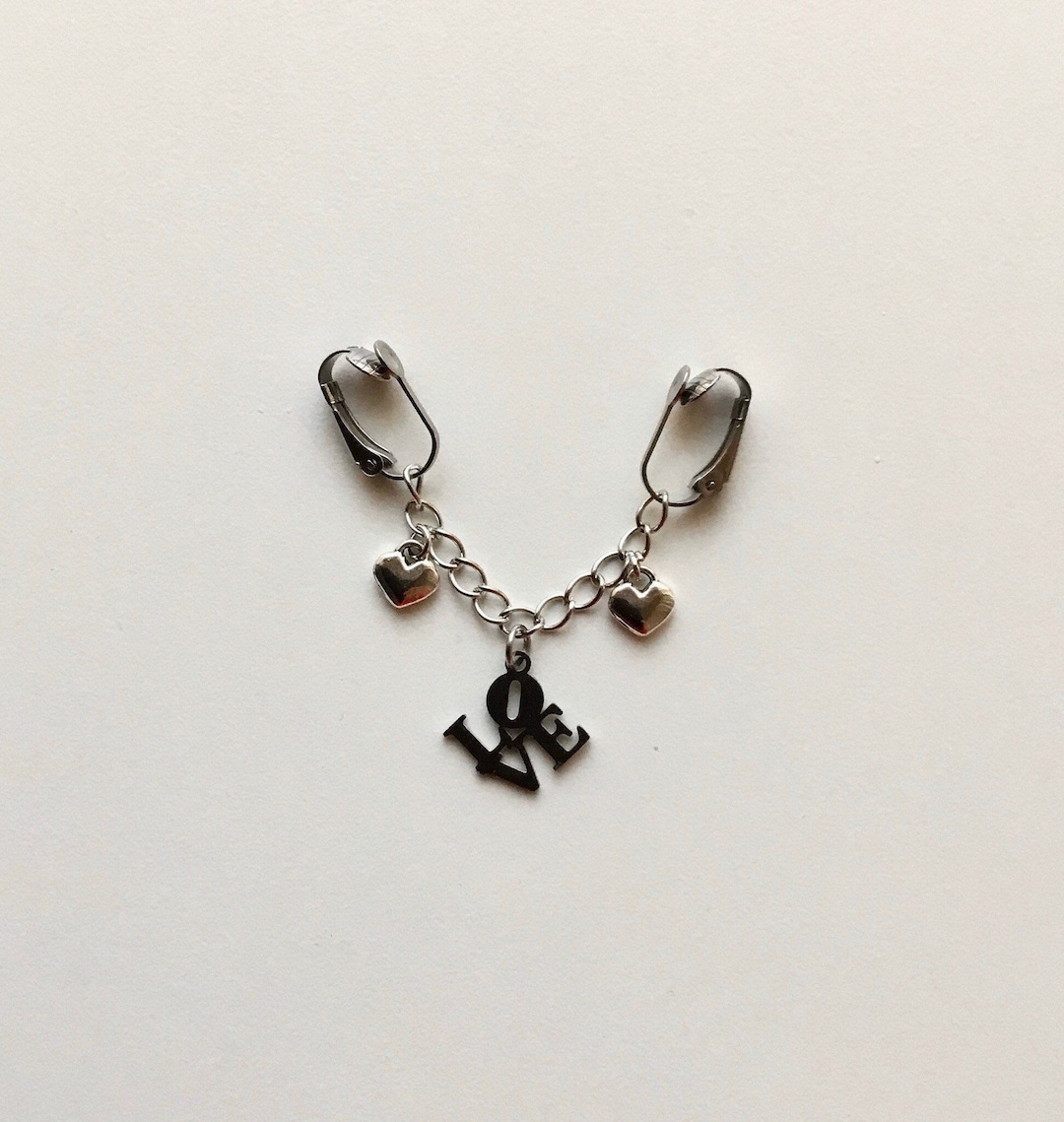 Vaginal Jewelry Labias Clip NON Piercing Chain Clip Body Jewellery ...