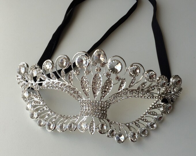 Crystal Mask Woman Mask Wedding Mask Maskerade Ball - Etsy