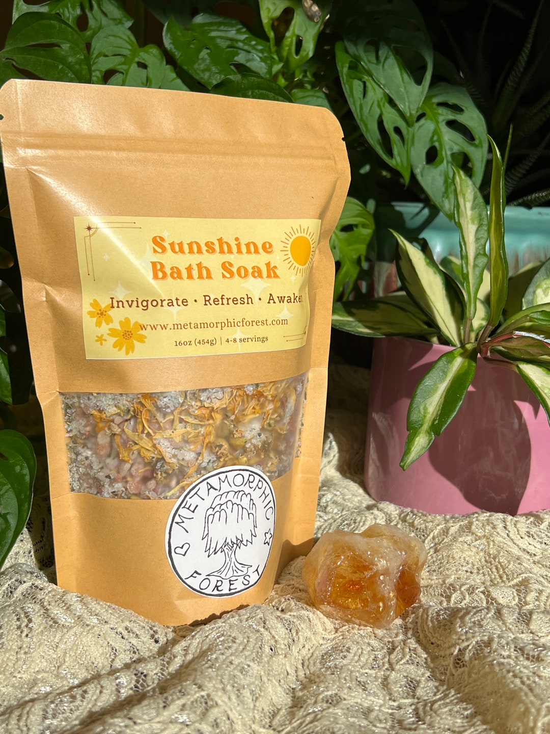 SUNSHINE BATH SOAK for Clearing Your Mind & Invigorating Your Body - Etsy
