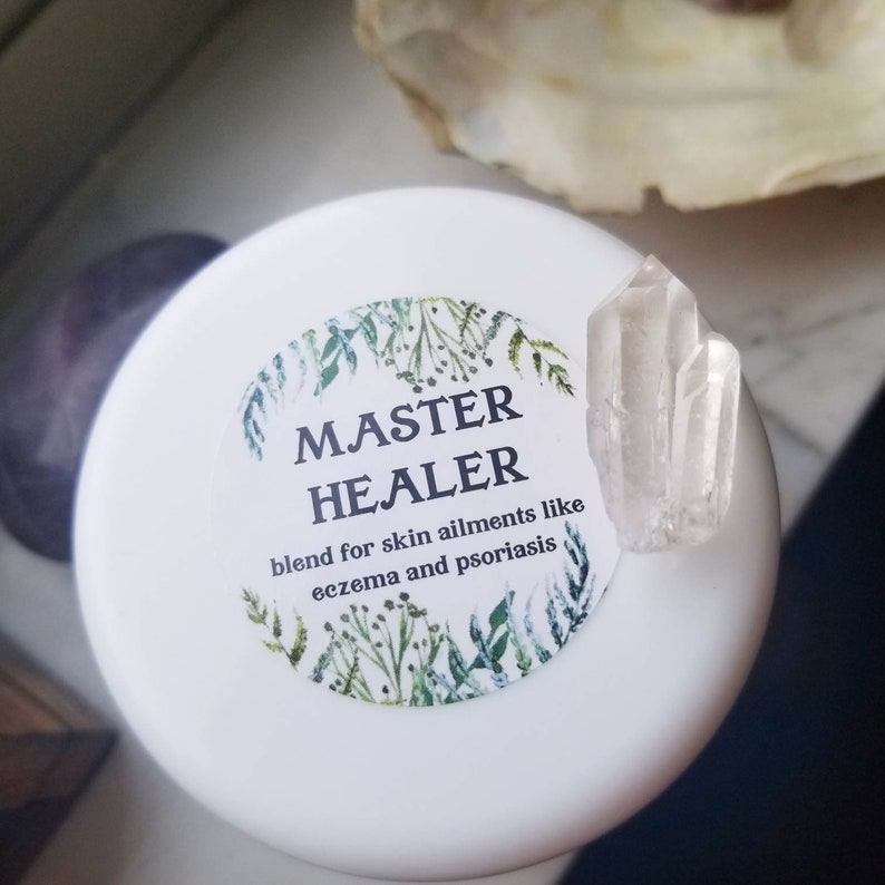 MASTER HEALER Organic Whipped Medicinal Lotion Salve Blend With Quartz ...