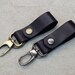 Leather Key Chain FOB Belt Loop Key Lanyard - Etsy