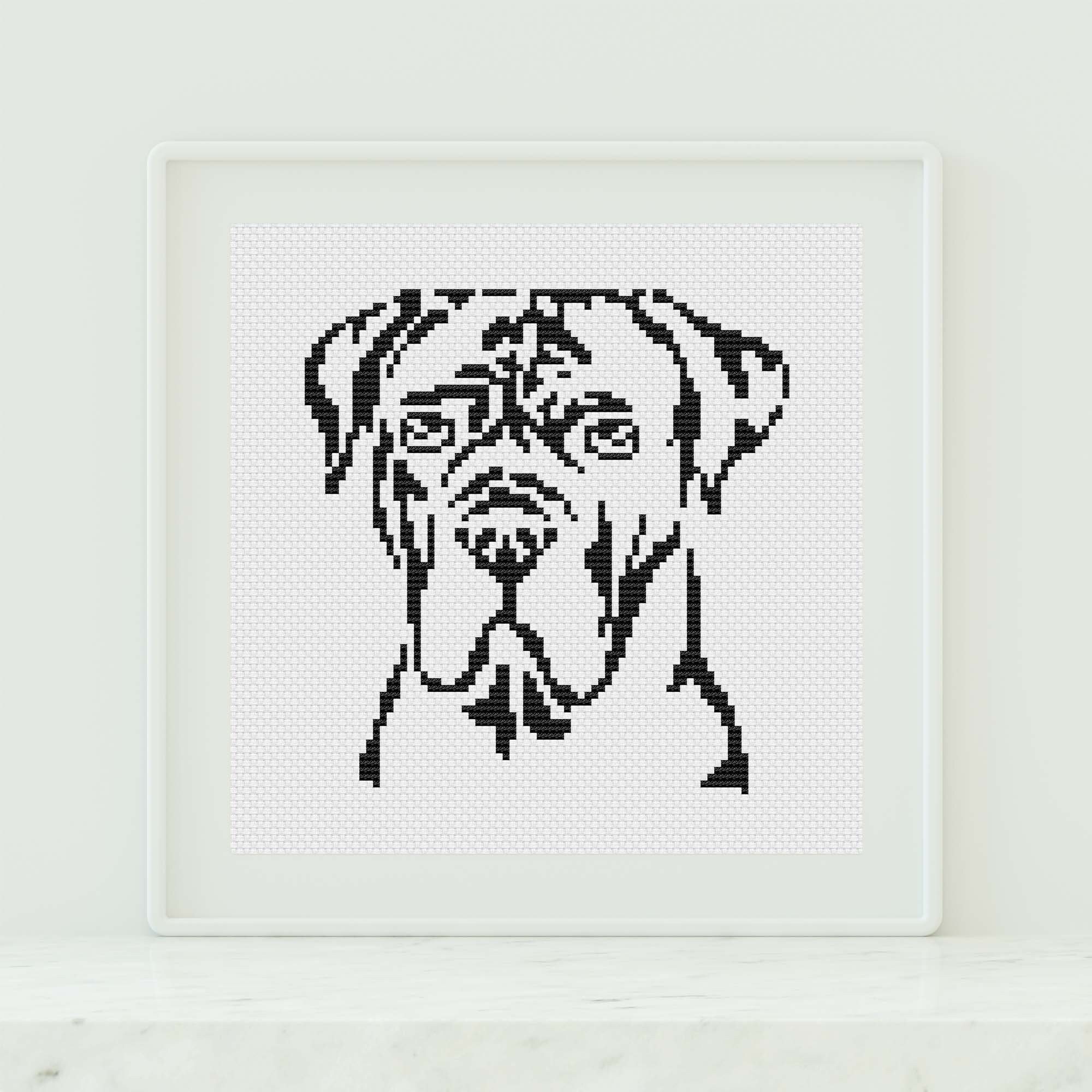 Cane Corso Dog Cross Stitch Pattern Cane Corso Counted Cross Stitch ...