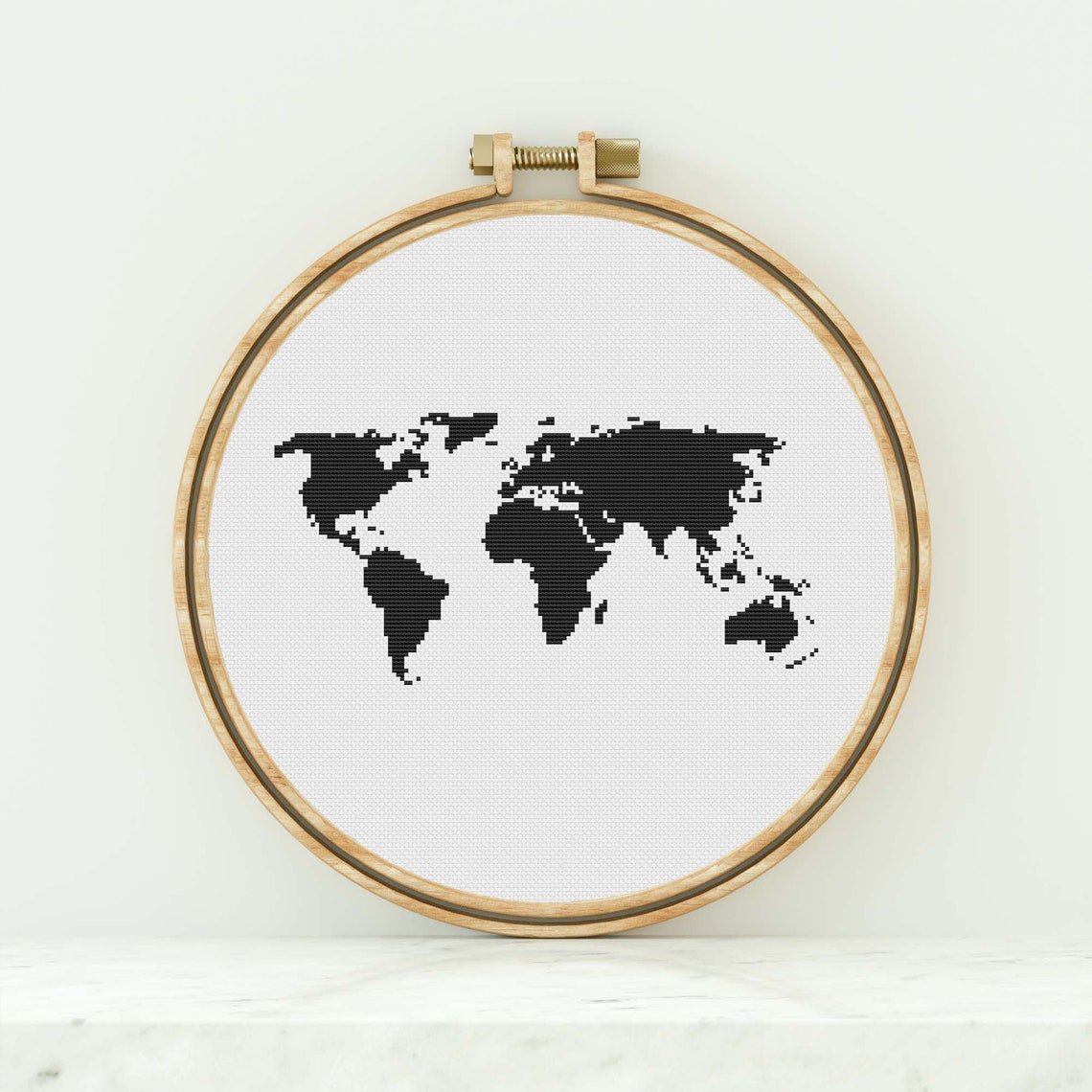World Cross Stitch Pattern Counted Cross Stitch Modern Cross Stitch ...