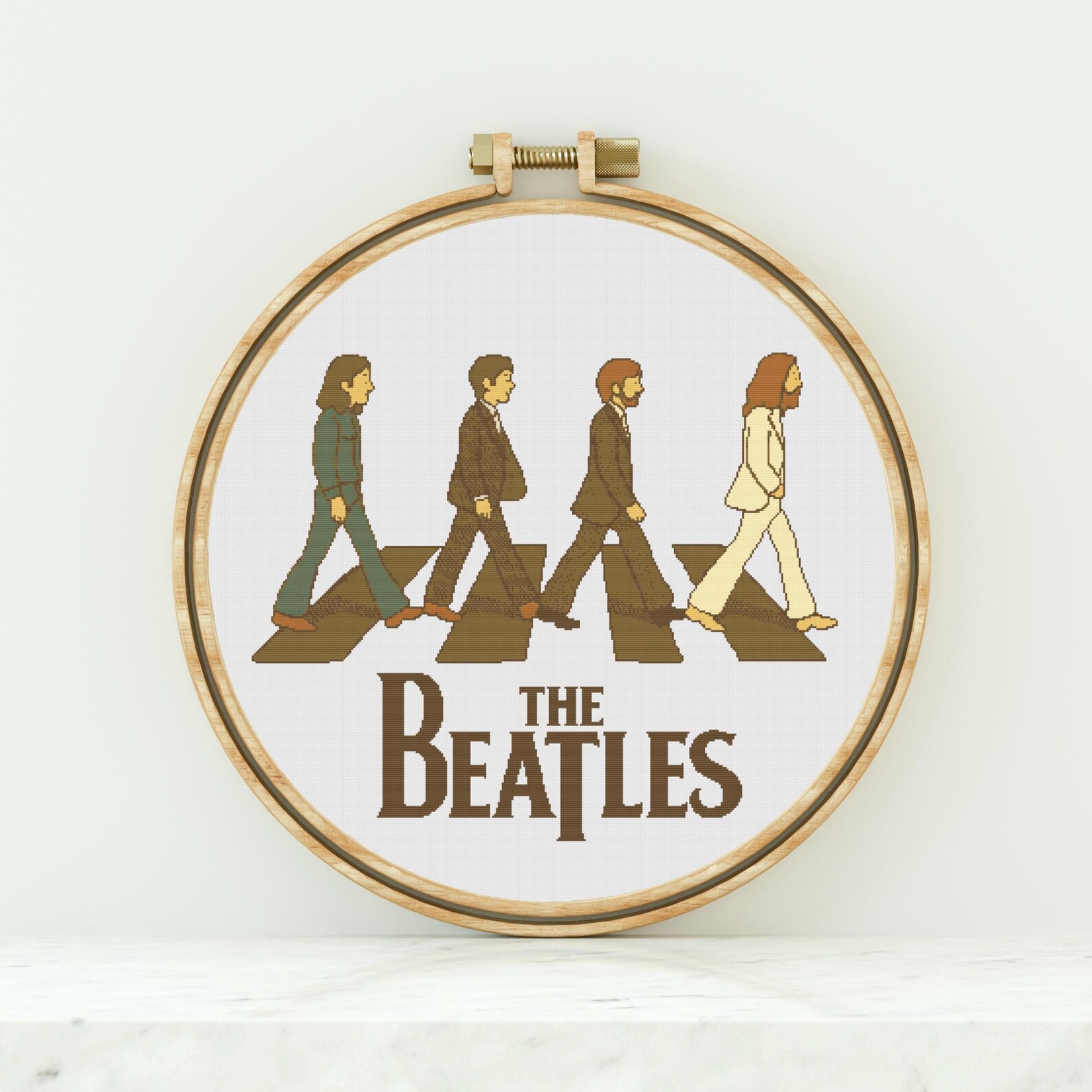 The Beatles Cross Stitch Pattern Counted Cross Stitch Modern Music ...