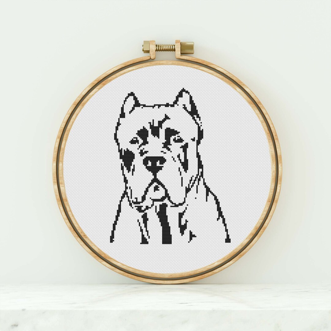 Cane Corso Dog Cross Stitch Pattern Cane Corso Counted Cross Stitch ...