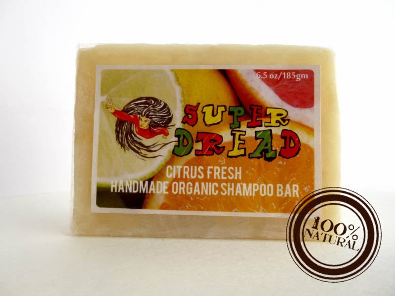 200g/7oz Super Dread Citrus Dreadlock Shampoo Bar - Etsy