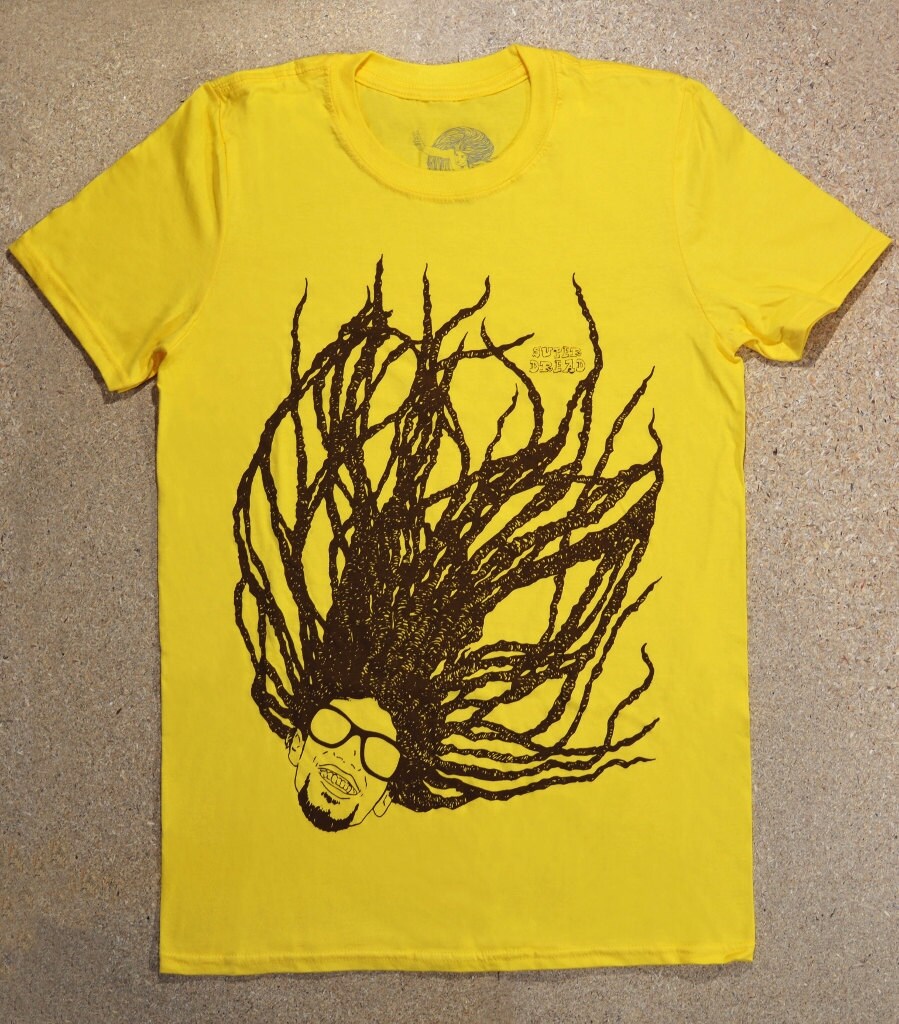 Super Dread Natty Dreadlocks T-shirt - Yellow - Etsy
