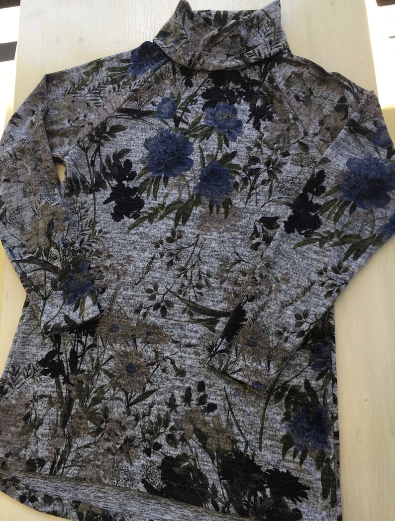 Hourglass Patterns©: Raglan Turtle Tunic Long Sleeve Sweater. ***PDF ...