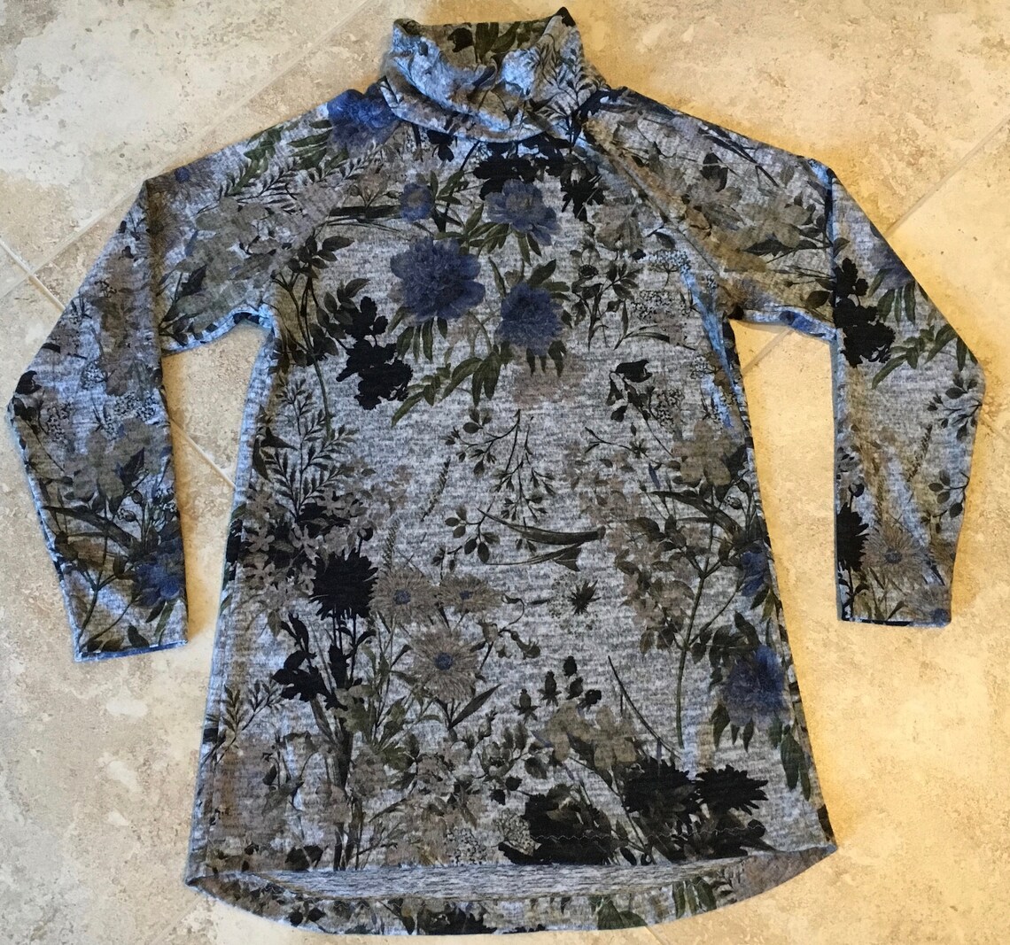 Hourglass Patterns©: Raglan Turtle Tunic Long Sleeve Sweater. ***PDF ...