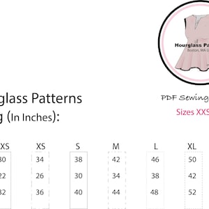 Hourglass Patterns©: Boat Neck Top Sewing Pattern. 4 Diff Sleeve ...