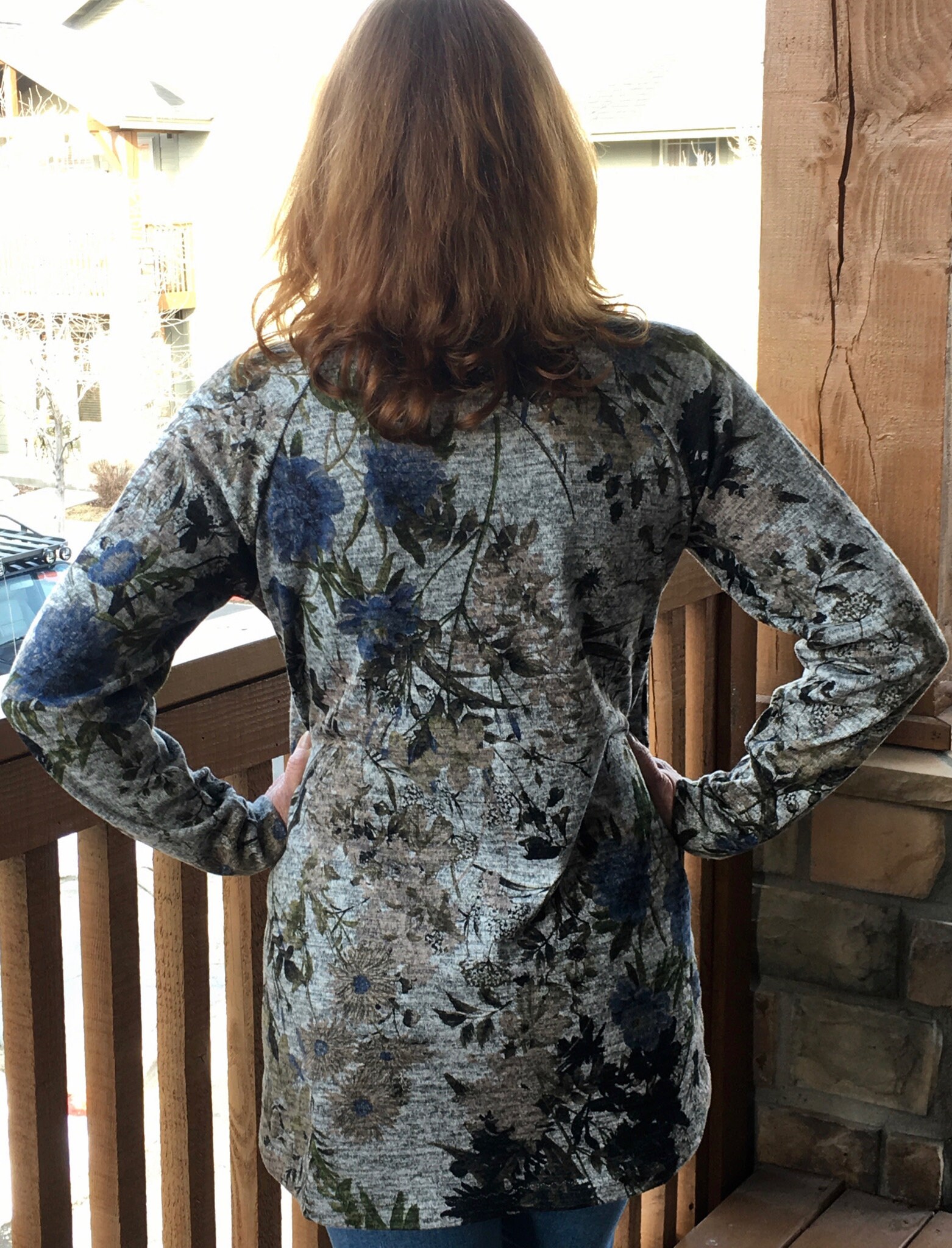 Hourglass Patterns©Raglan Turtle Tunic Long Sleeve Sweater | Etsy