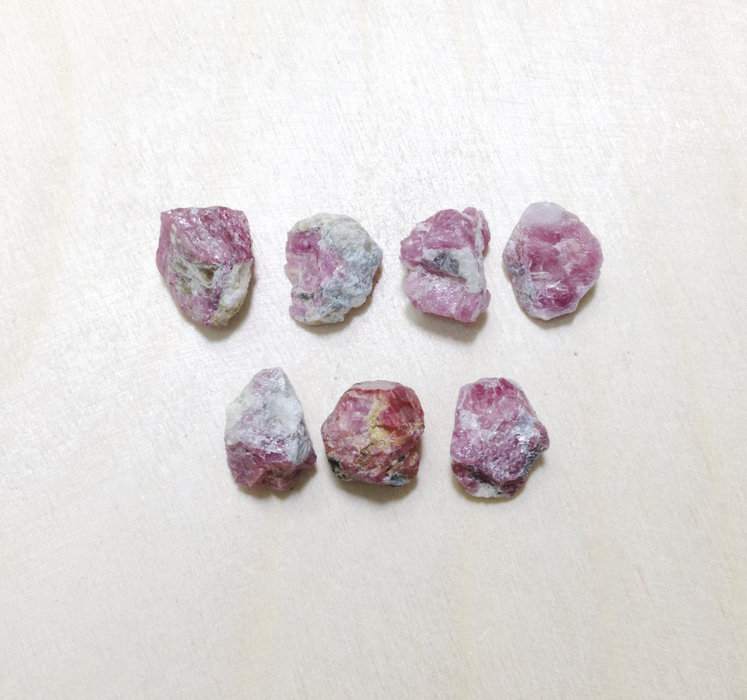 Rough ruby raw ruby gemstones lot // B2850 | Etsy