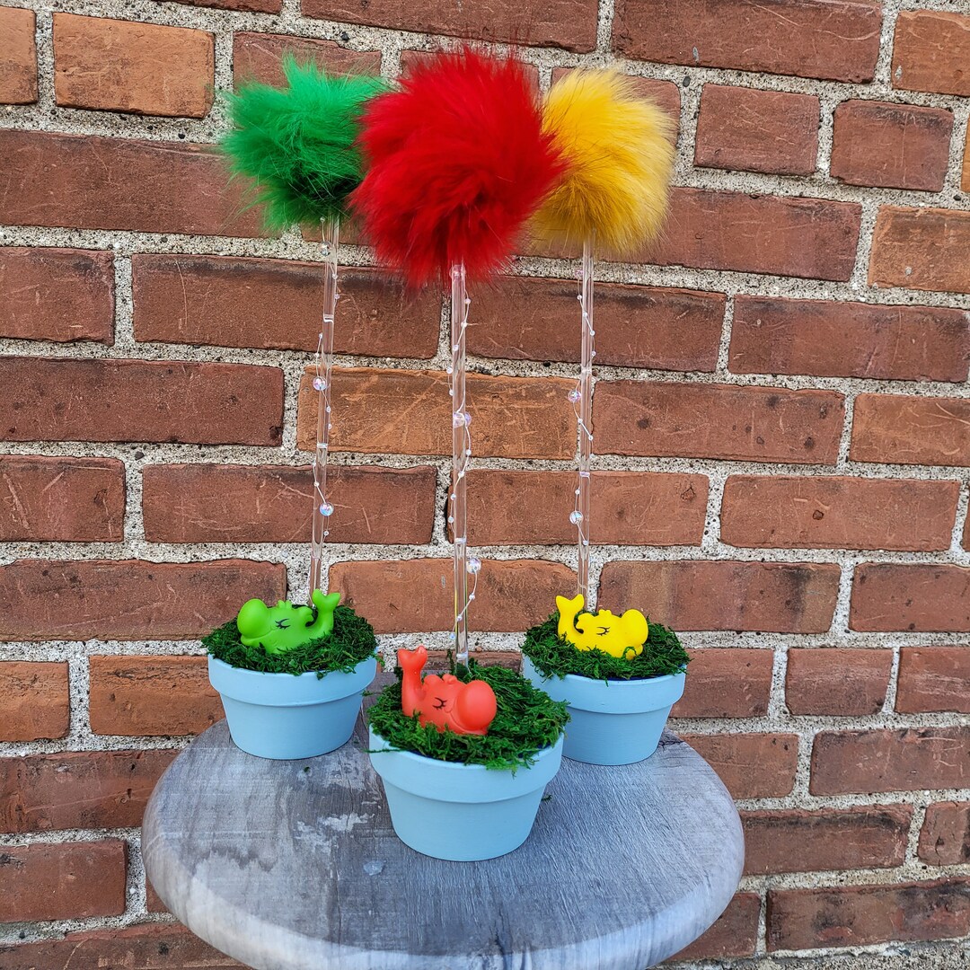 12" Fish Tree!! Inspired by Dr. Seuss' Red Fish Blue Fish One Fish Two ...