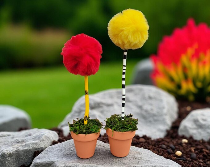 Colorful Tree!! Truffulala Trees With Fun Color Pots! Inspired by Dr ...