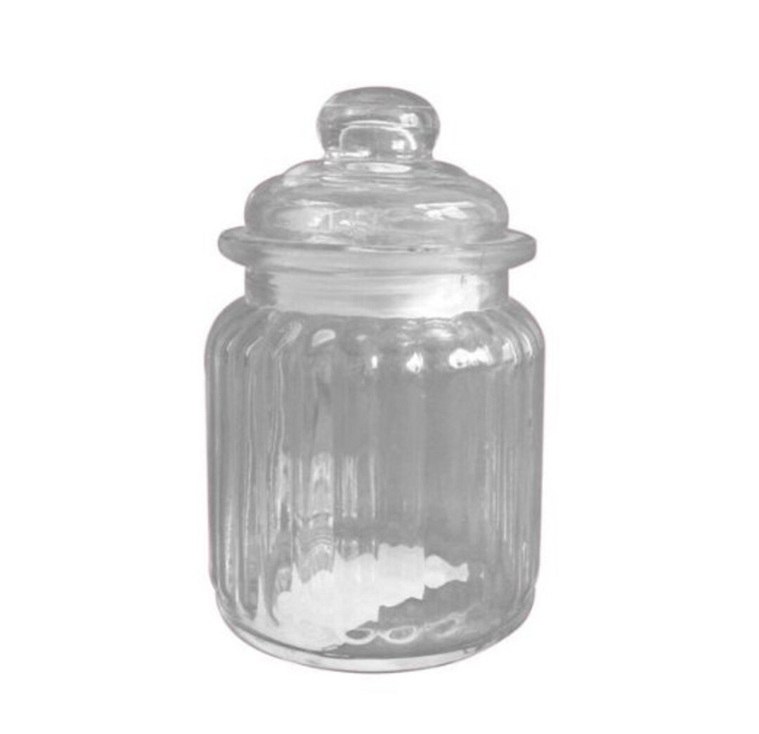 Small Glass Candy Jar. Bonbon Jar. Crafts. Wedding. Party - Etsy UK