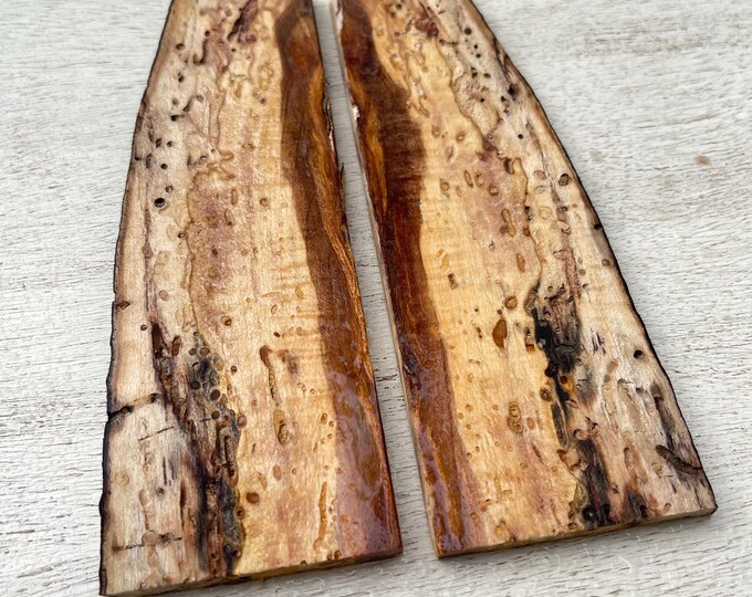 Knife Scales-book Matched Spalted Maple Wood Blanks for Knife Handles ...