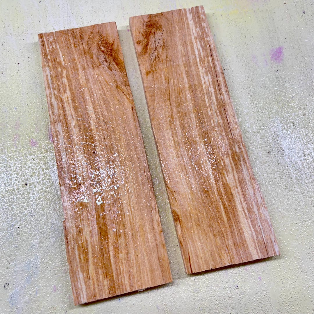 Knife Scales-book Matched, Spalted Birch Wood for Stabilizing, Scales ...